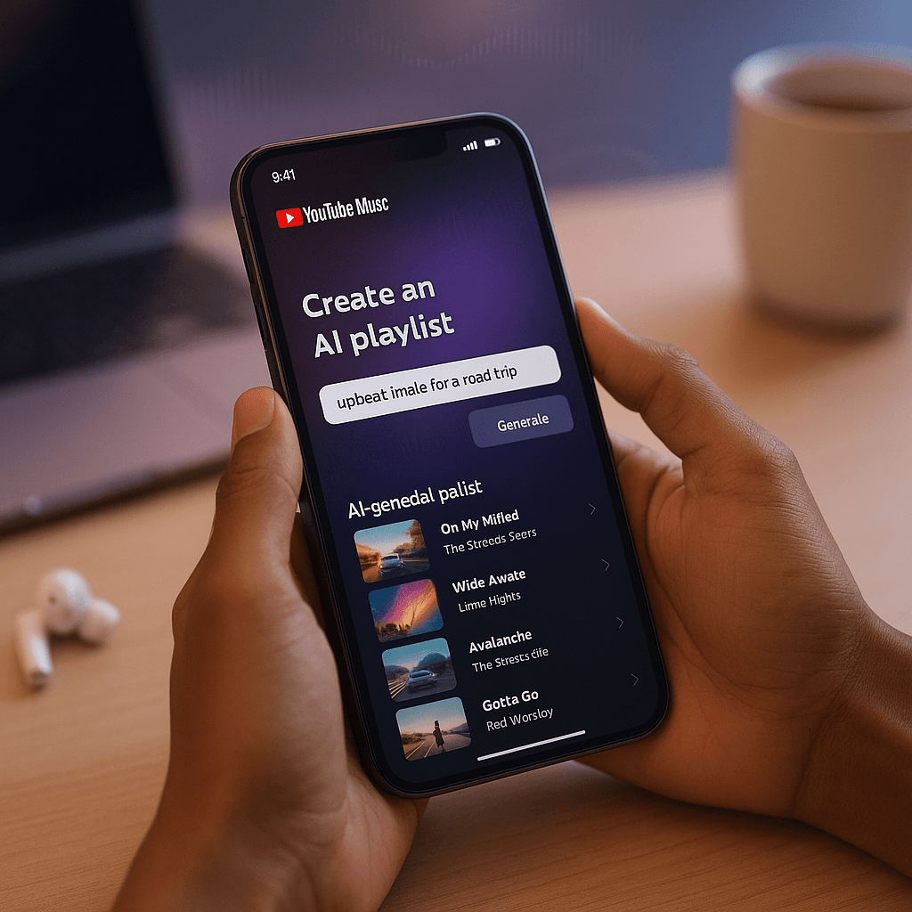 YouTube Music drops AI playlist generator for Premium subs | The Tech Buzz