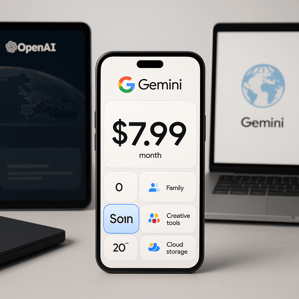 Google's $8 AI Plus Plan Goes Global, Takes Aim at OpenAI | The Tech Buzz