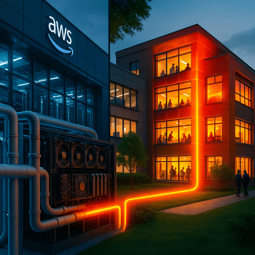 AWS Data Center Heats Dublin Campus, Turning AI's Energy Problem Into ...