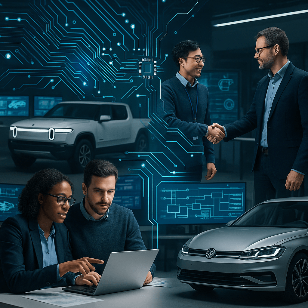 Rivian Scores Another $1B from VW in EV Tech Partnership | The Tech Buzz