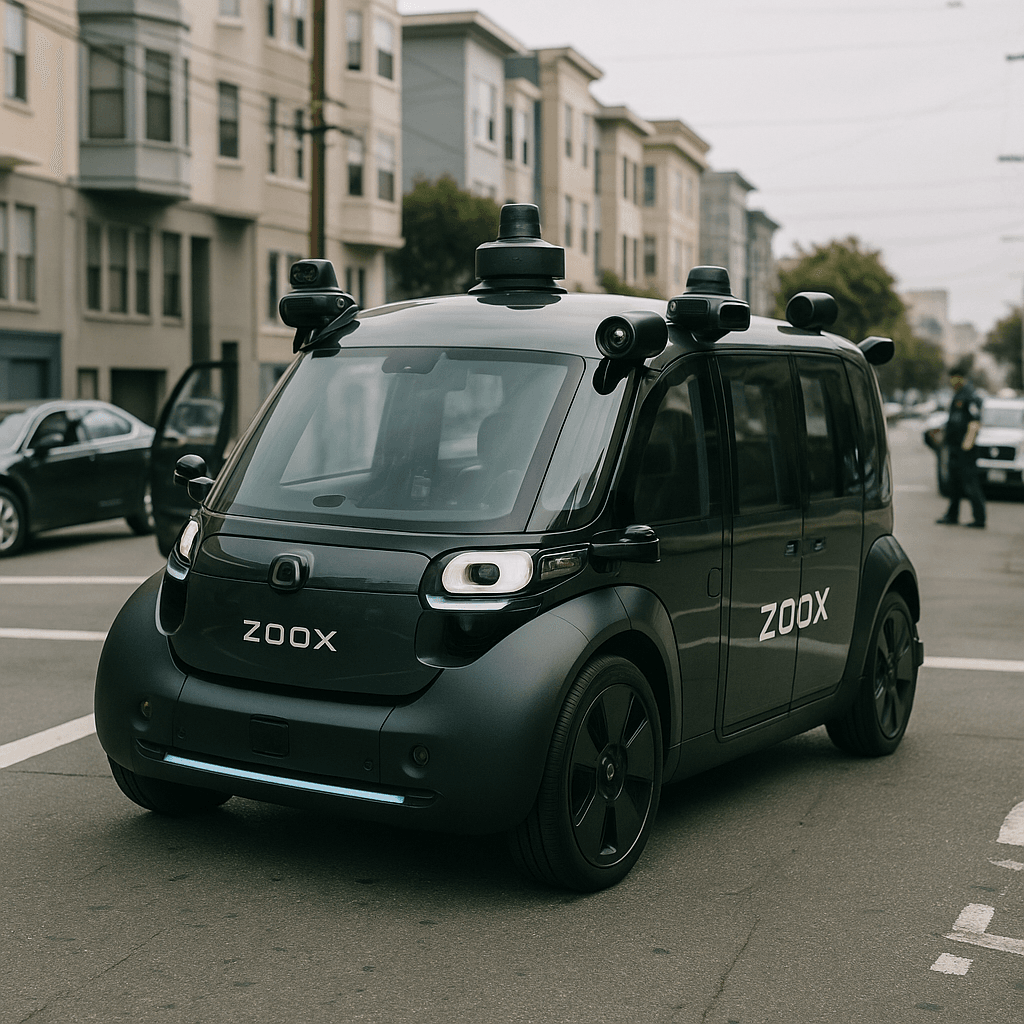 Zoox robotaxi under SFPD probe after door collision | The Tech Buzz