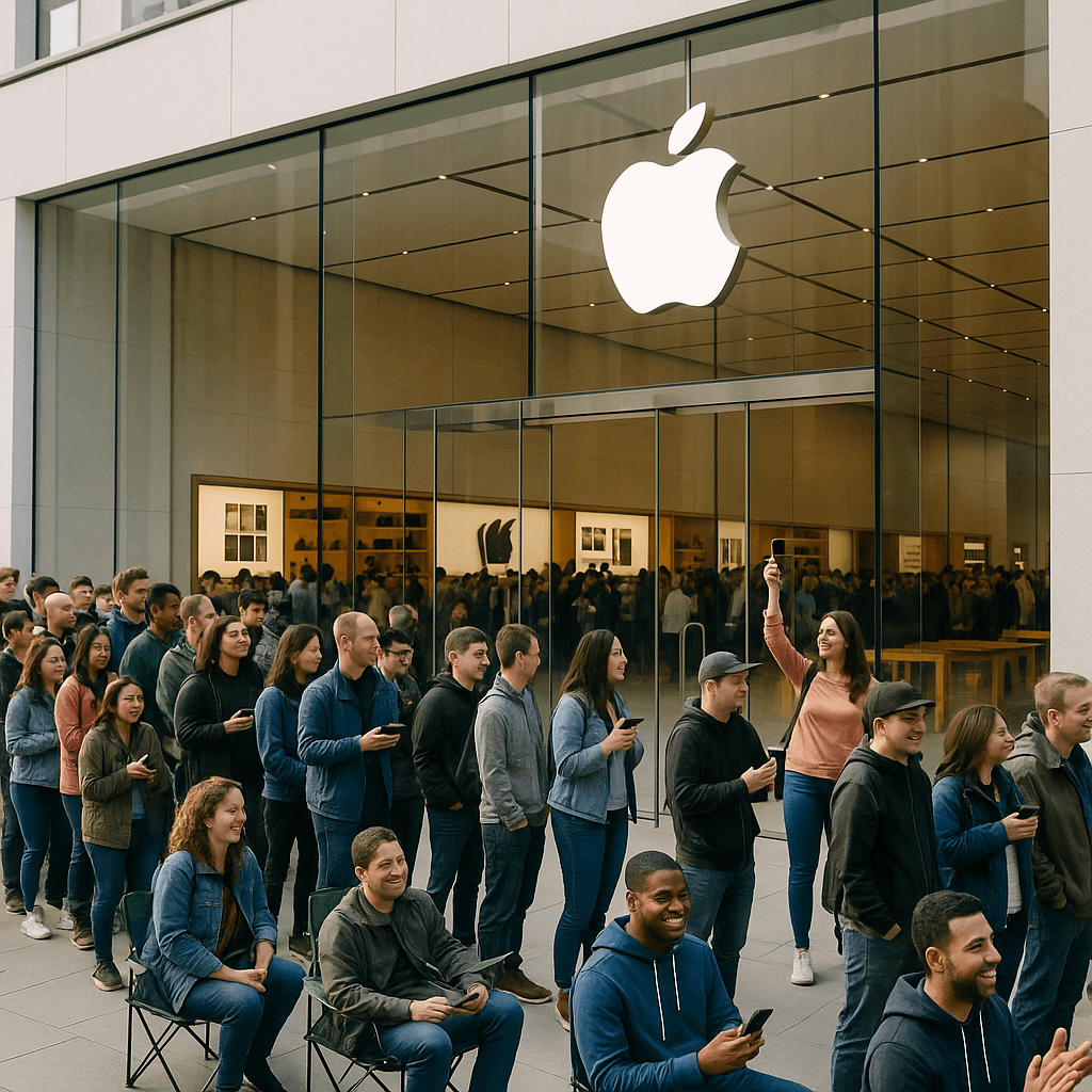 iPhone 17 Launch Draws Global Lines as Apple Fights China Rivals | The ...