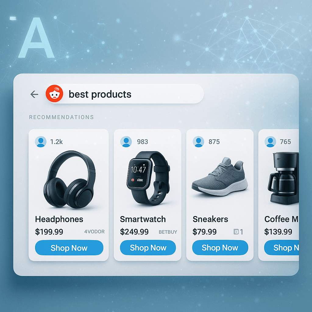 Reddit Tests AI Shopping Search With Product Carousels | The Tech Buzz